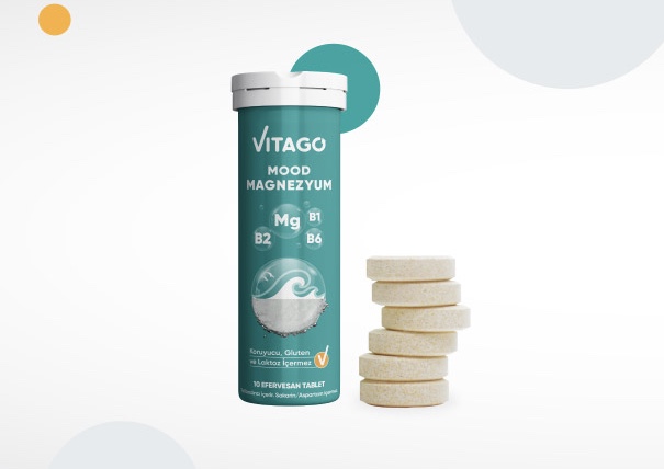 Vitago Daily Serisinin Yeni Üyesi: Mood Magnezyum Efervesan Tablet